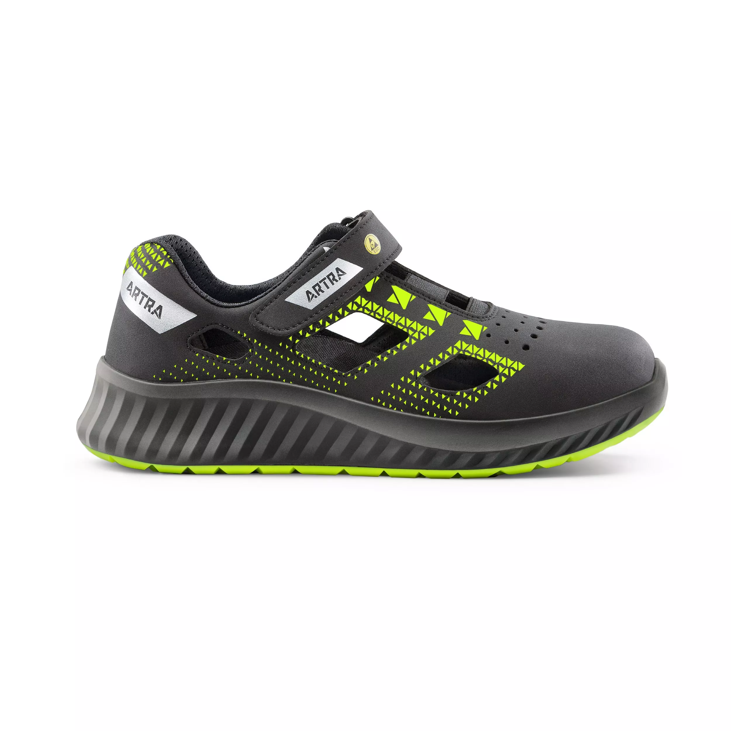 Sandale de protectie Artra ARSO S1 ESD Green - UNPSAFETY-Echipamente de ...