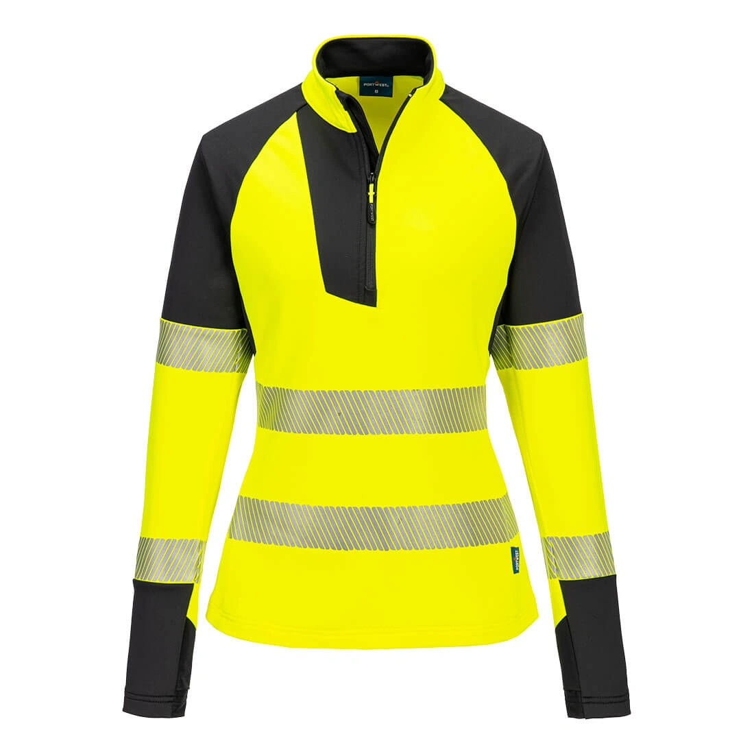 Bluza dama Hi-Vis PW3 1/4 Zip Portwest T173 - UNPSAFETY-Echipamente de ...